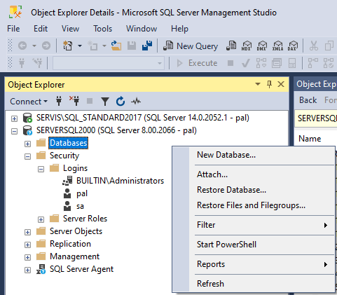 Instalace Microsoft SQL Server